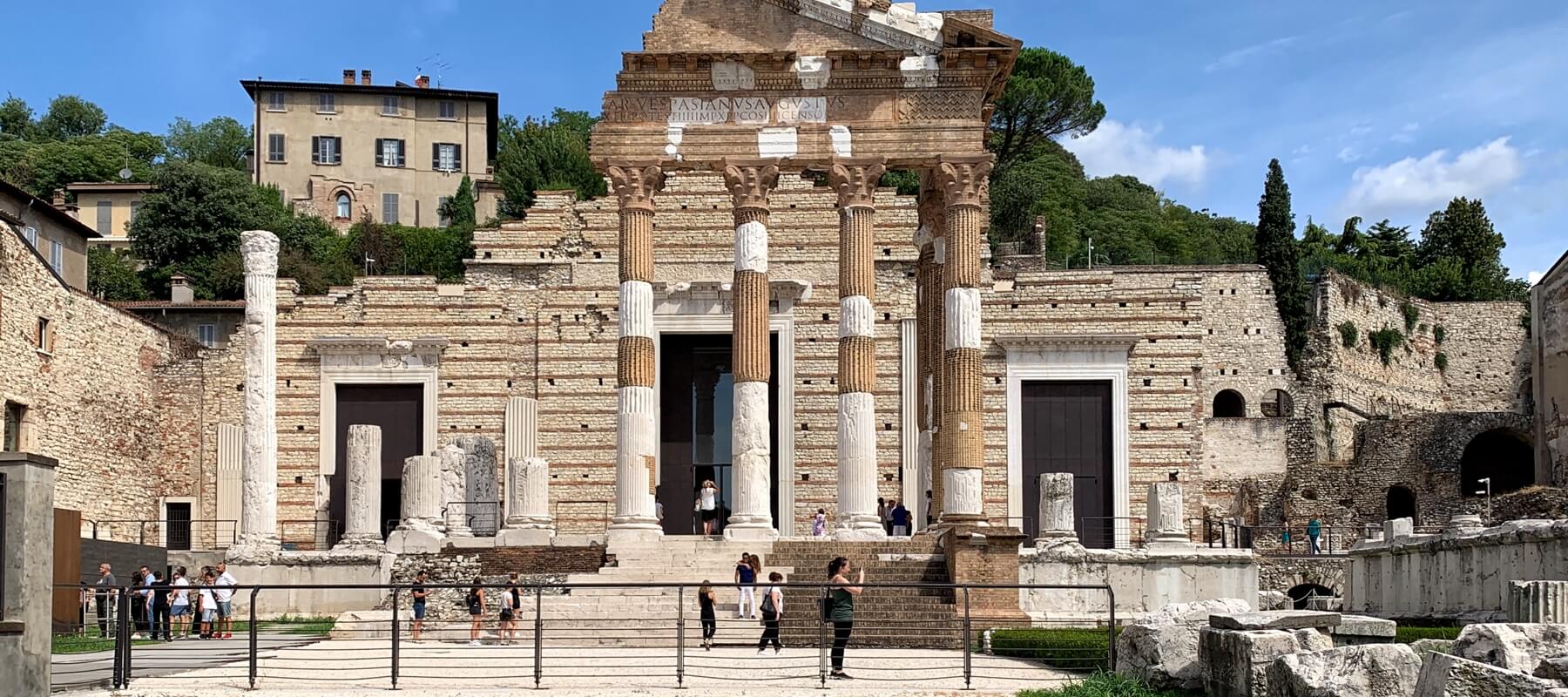 Antikes Stadtzentrum Brixia Capitolium - Das Erbe Roms Das Erbe Roms